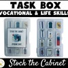 Task Boxes Special Education Life Skills Activity Vocational Work Task ...