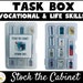 Task Boxes Special Education Life Skills Activity Vocational Work Task ...