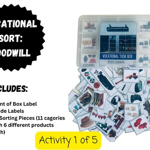 Task Boxes | Special Education Life Skills Activity | Vocational Work ...
