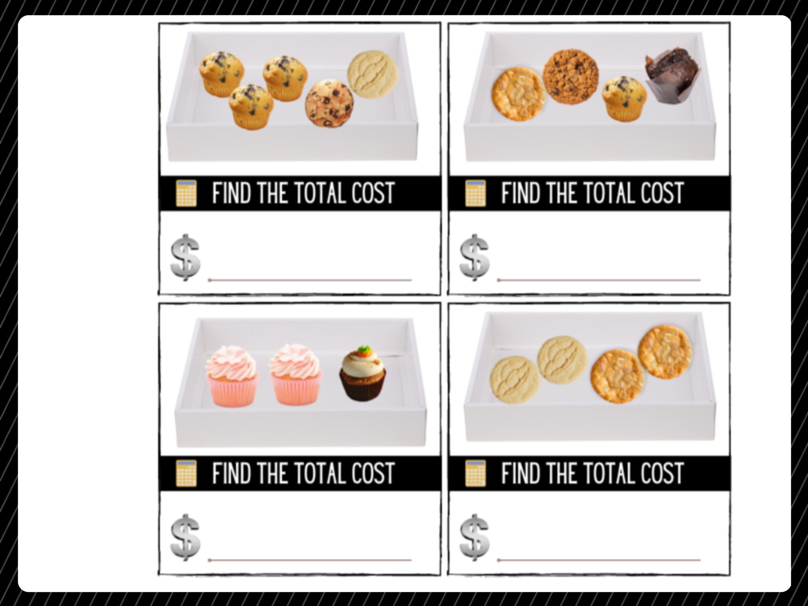 Money Task Cards | Find the Total | Real Pictures | Life Skills ...