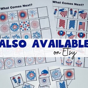 4th of July Sorting Activity Independence Day for Kids Summer Activity ...