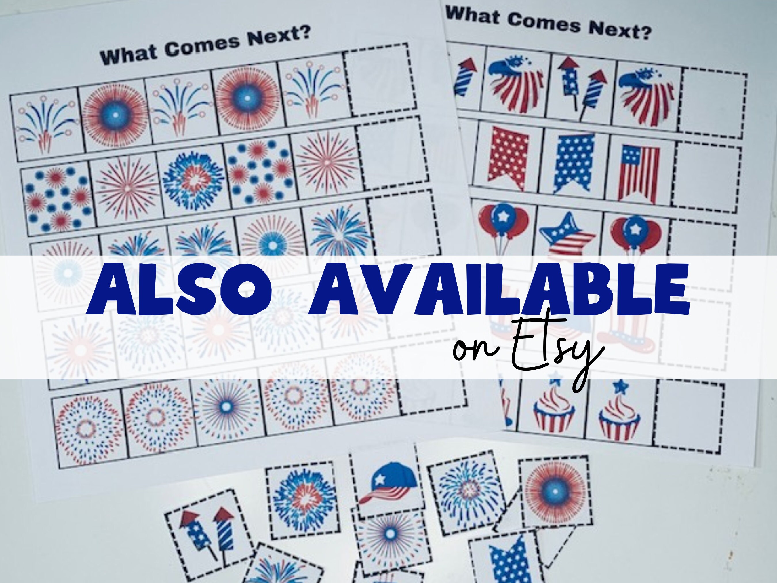 4th of July Sorting Activity Independence Day for Kids Summer Activity ...