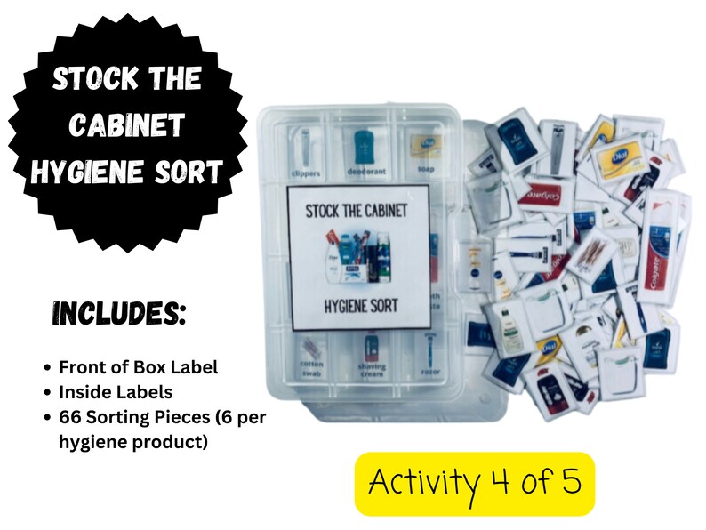 Task Boxes Special Education Life Skills Activity Vocational Work Task ...