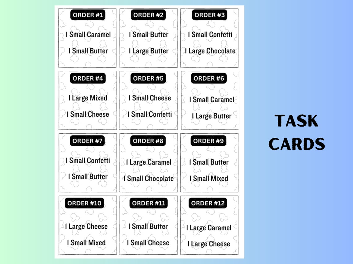 Menu Math Task Cards for Special Education Centers and Life Skills ...