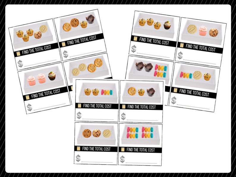 Money Task Cards | Find the Total | Real Pictures | Life Skills ...