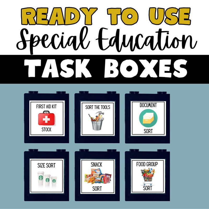 Task Box Vocational Skills - Etsy