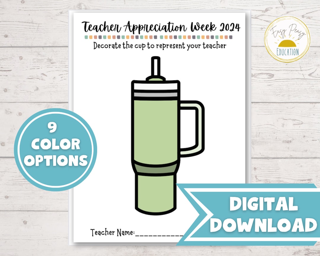 Teacher Appreciation Week Printable, Student Appreciation Coloring Page ...