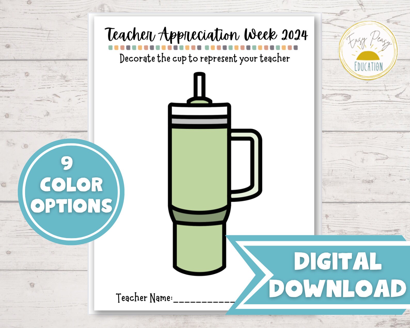 Teacher Appreciation Week Printable, Student Appreciation Coloring Page ...