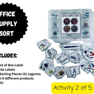 Task Boxes | Special Education Life Skills Activity | Vocational Work ...