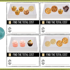 Money Task Cards Find the Total Real Pictures Life - Etsy