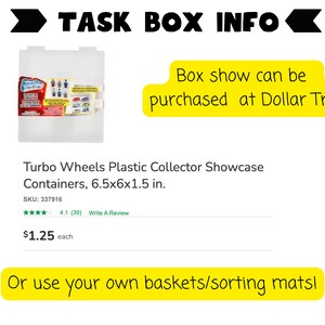 Special Education Task Box | Life Skills Task Box | Sort the Hygiene ...
