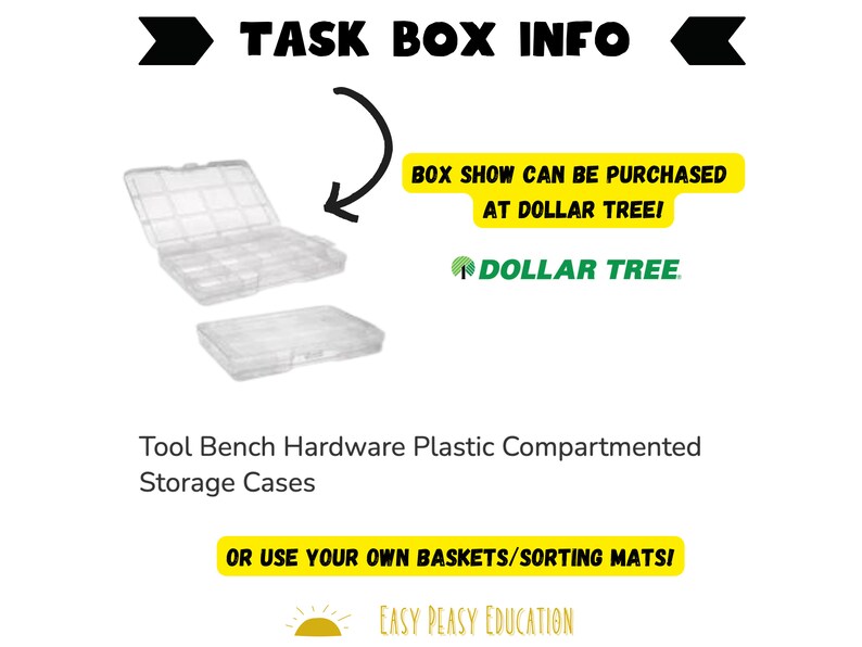 Vocational Task Box | Job Skills Work Task | Activities for ABA | Fine ...