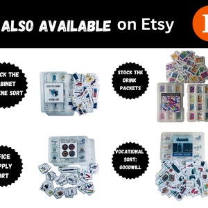 Special Education Task Box | Stock the Vending Machine Task ...