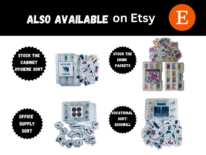 Special Education Task Box | Stock the Vending Machine Task ...