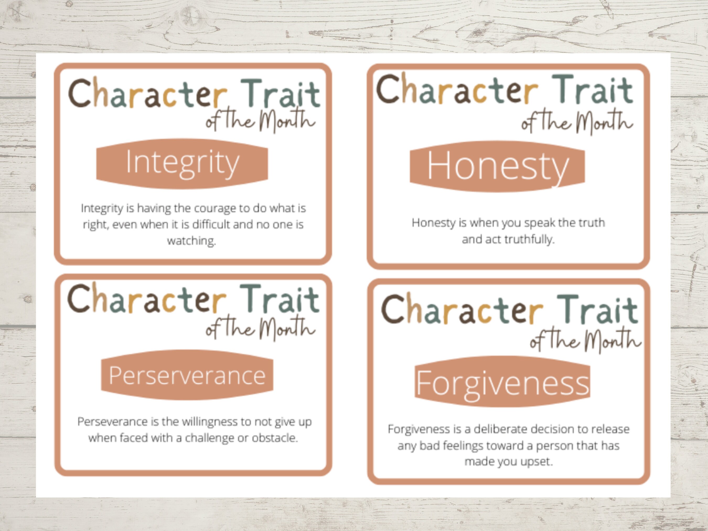 Neutral Toned Posters | Boho Color Palette | Neutral Classroom Decor ...