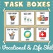 Task Boxes Special Education Life Skills Activity Vocational Work Task ...