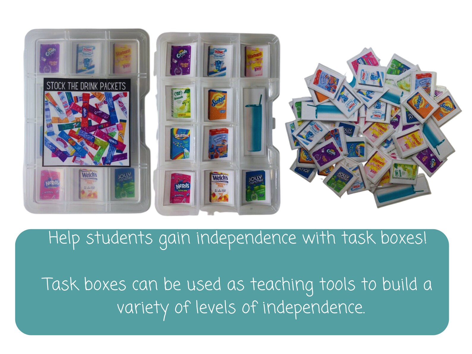 Vocational Task Box | Job Skills Work Task | Activities for ABA | Fine ...