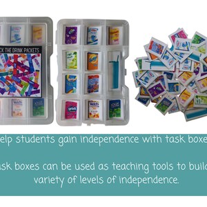 Vocational Task Box | Job Skills Work Task | Activities for ABA | Fine ...
