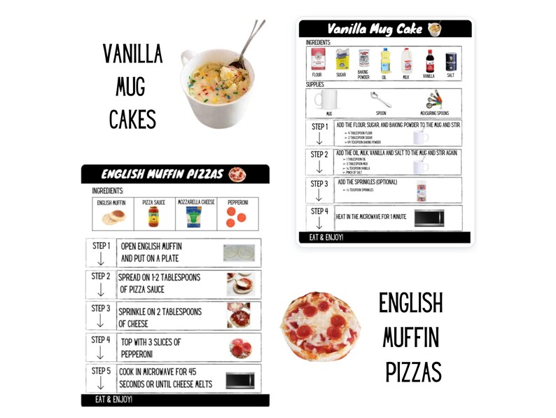 Visual Recipes for Special Education Cooking in Life Skills Classroom ...