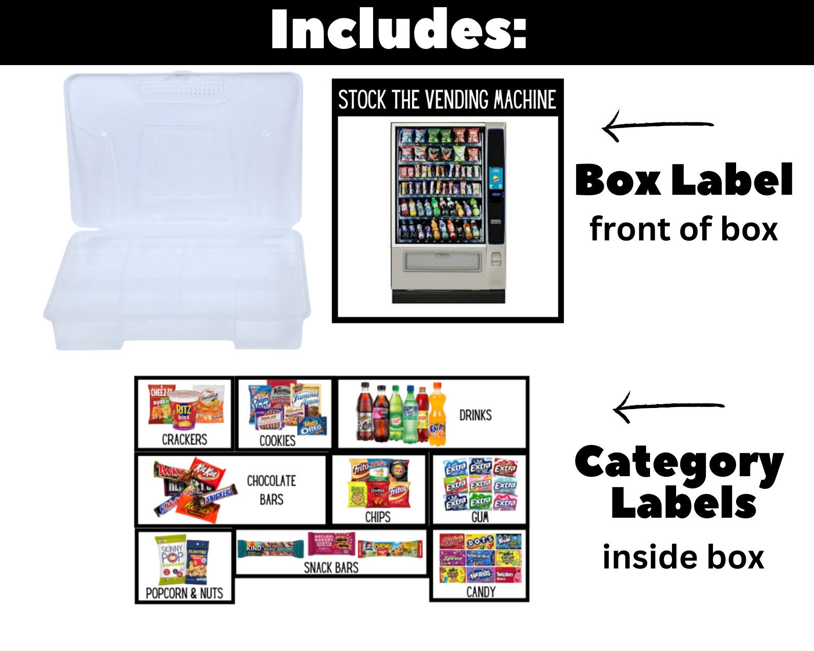 Special Education Task Box Stock the Vending Machine Vocational Work ...