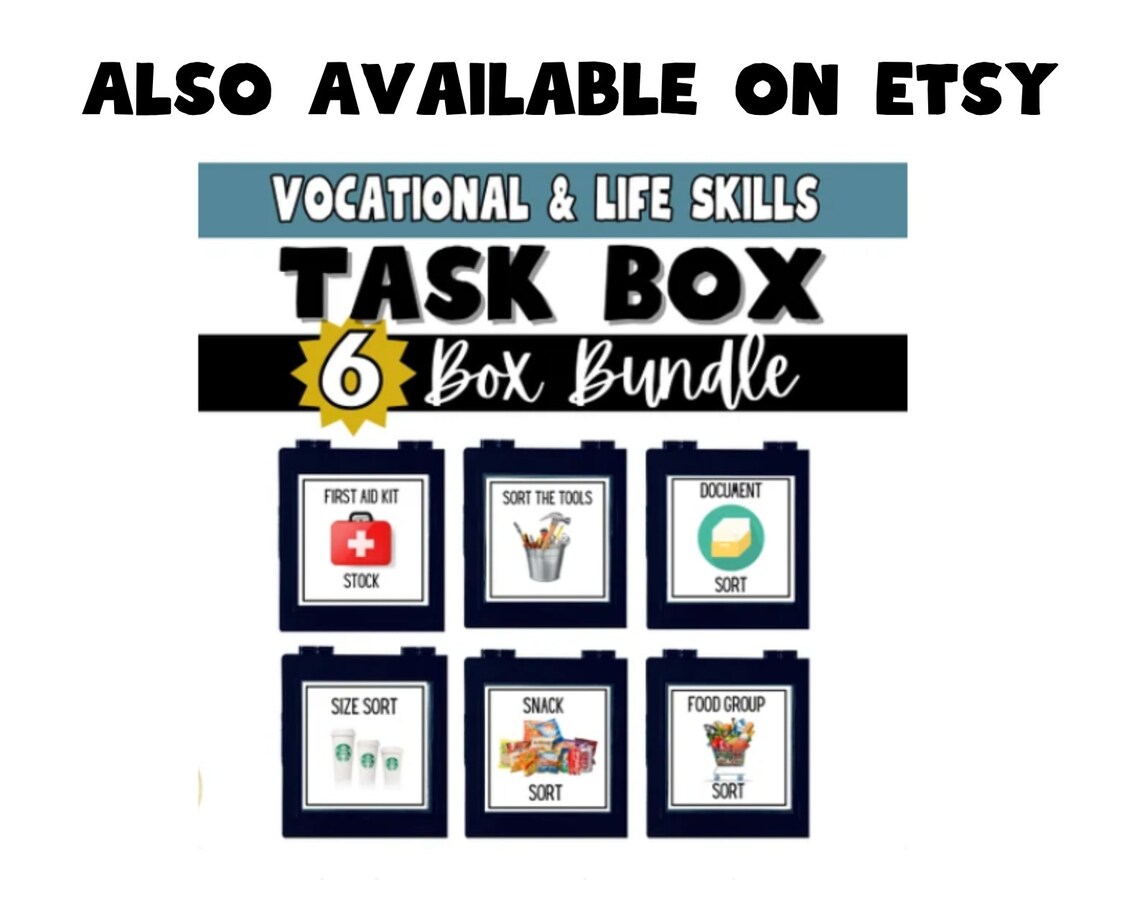 Build-a-burger Assembly Task for Special Education | Vocational & Life ...