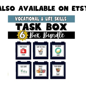 Build-a-burger Assembly Task for Special Education | Vocational & Life ...