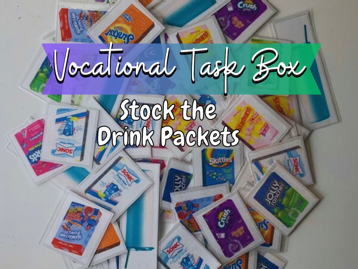 Vocational Task Box | Job Skills Work Task | Activities for ABA | Fine ...
