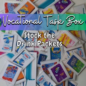 Vocational Task Box | Job Skills Work Task | Activities for ABA | Fine ...