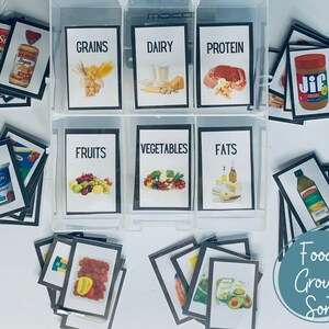 Special Education Task Box | Food Groups | Sorting Task | Autism Task ...