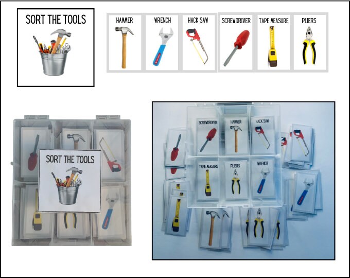 Premade Task Boxes for Special Education Life Skills Independent Tasks ...