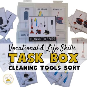 Task Box for Special Education DIY Task Box Autism Task Box Life Skills ...