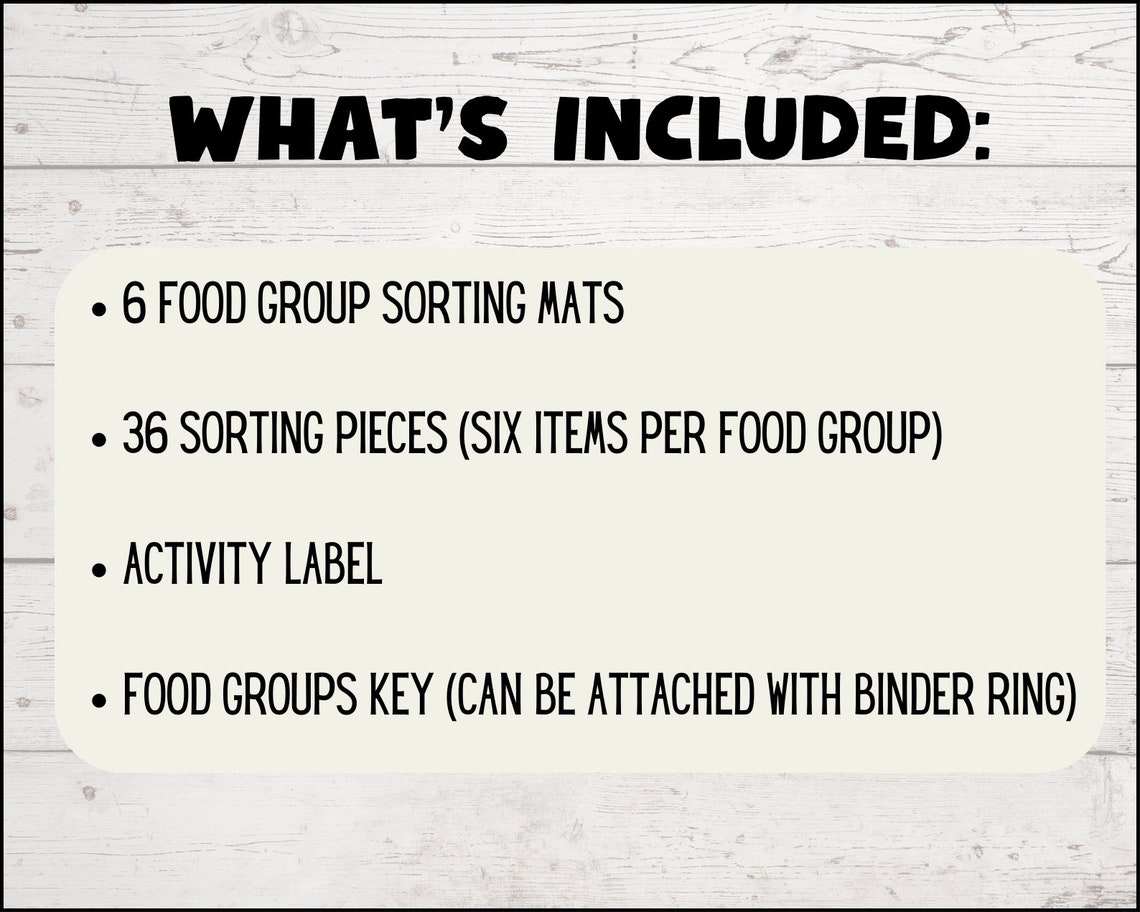 Food Group Sorting Activity Real Food Pictures Food Pyramid Food ...