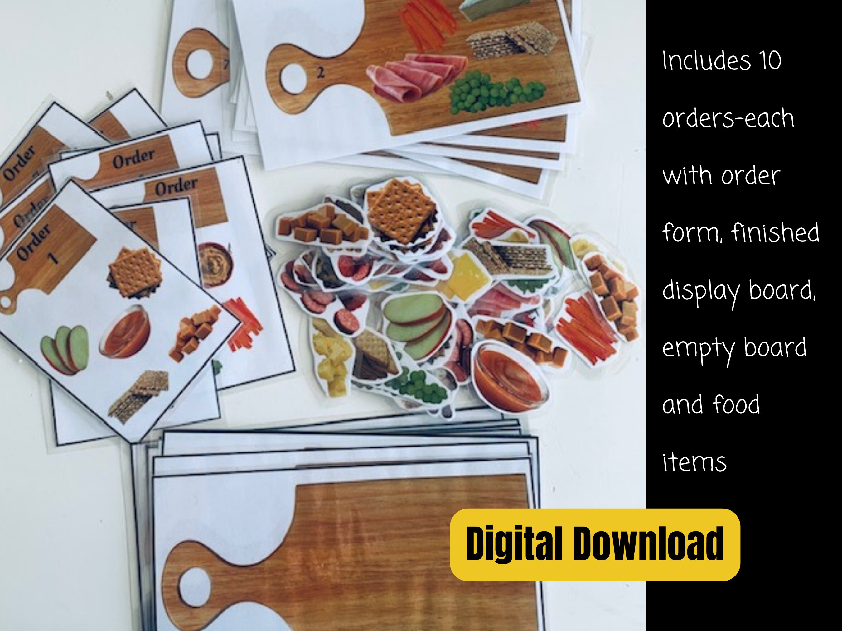 Life Skills and Vocational Task Assemble the Charcuterie Board ...