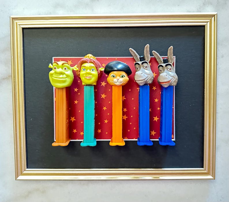 Shrek PEZ Collage - Etsy