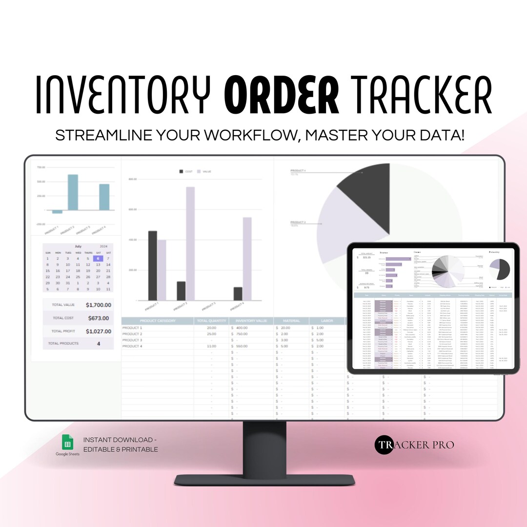 Inventory Track, Product Inventory Spreadsheet Excel, Product Inventory ...