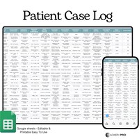 Printable Patient Visit Log for Hospice, Home Health Nurse, Patient ...