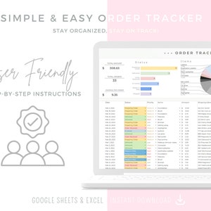 Order Tracker Spreadsheet Order Tracker Google Sheets Small Business ...