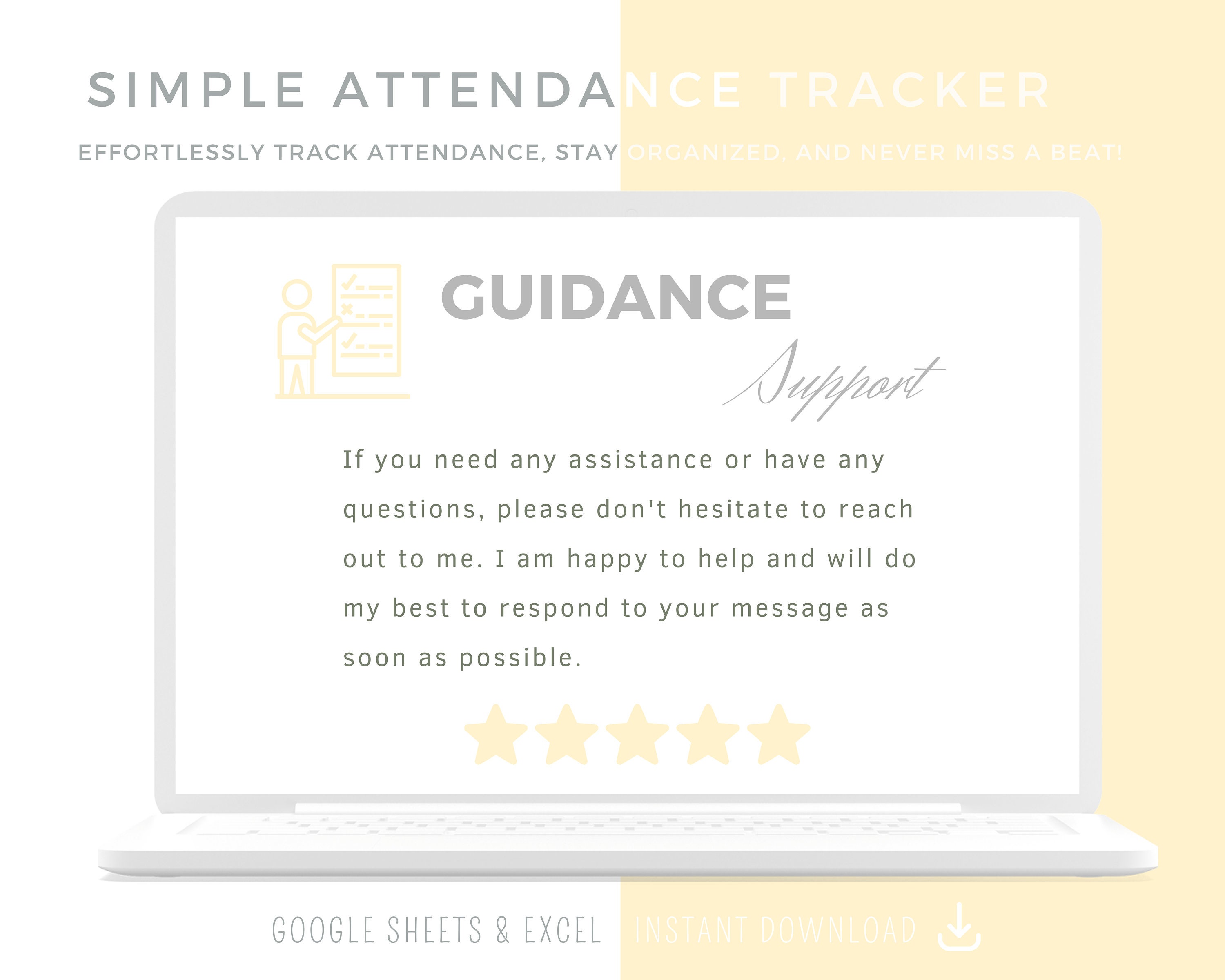 Attendance Tracker, Absent Tracker, Employee Attendance, Student ...