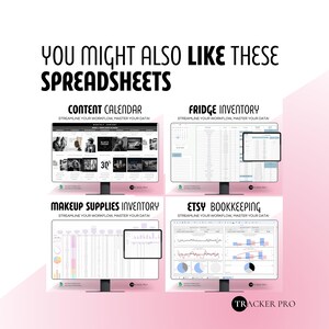 Craft Supplies Inventory Tracker Google Sheets Spreadsheet Crafts Organization, Craft Supplies ...