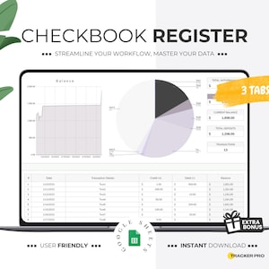 Checkbook Register Excel Spreadsheet, Check Book Register Google Sheets ...