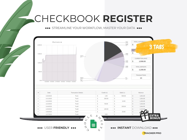 Checkbook Register Excel Spreadsheet, Check Book Register Google Sheets ...