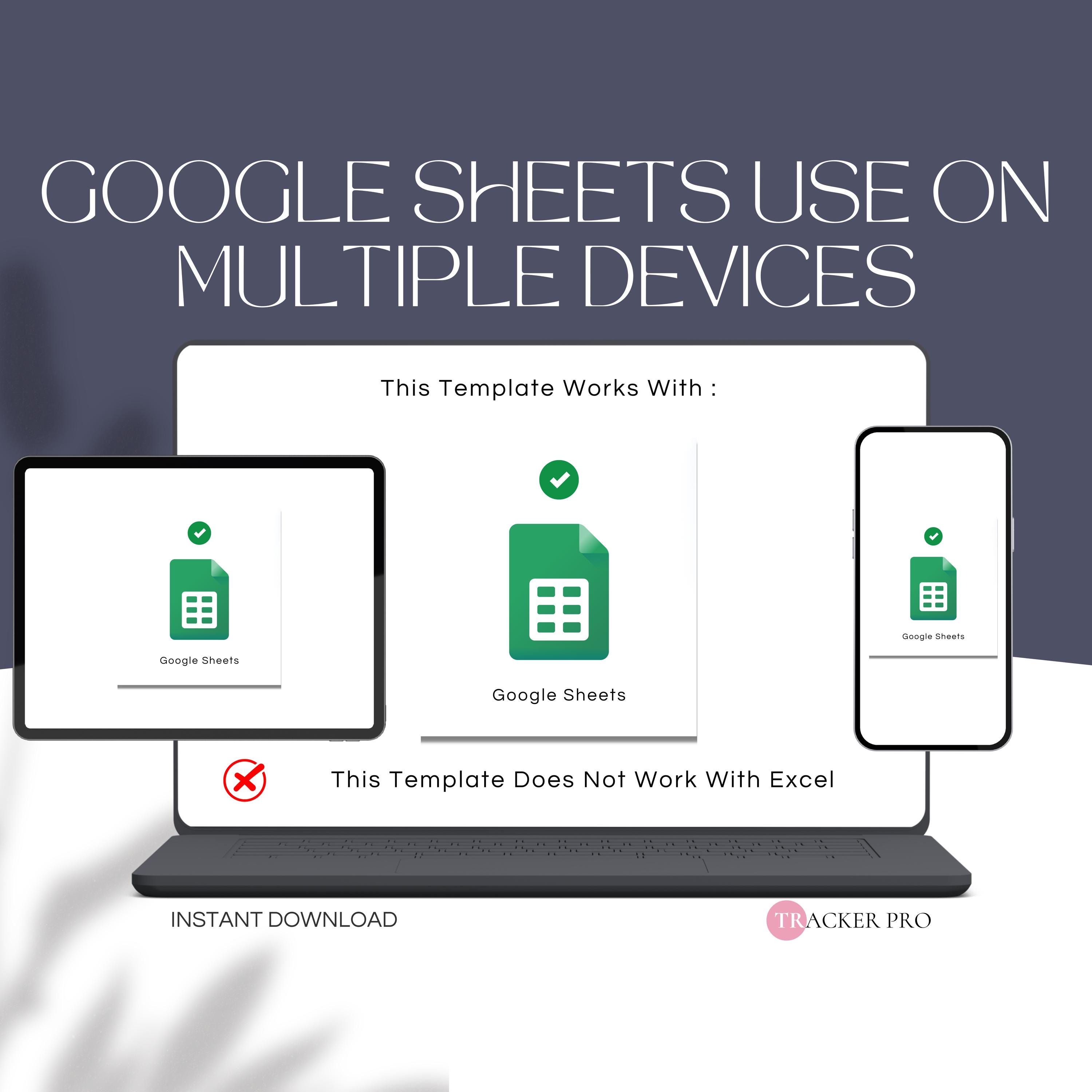 Utility Bill Tracker Excel Spreadsheet, Utilities Tracker Google Sheets ...