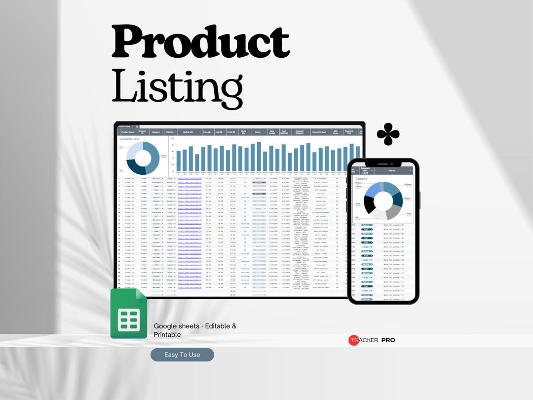 Product Listing Template Bundle Editable Product Description