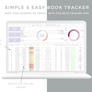 Reading Tracker, Ultimate Book Tracker Template, Track Your Reading ...