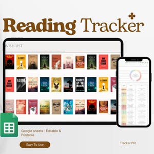 Reading Log Tracker, Book Inventory, Reading Spreadsheet, Google Sheets Excel Template, 2024 ...