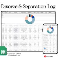 Printable Divorce Planner, Digital Divorce Organizer, Self-care, Legal ...