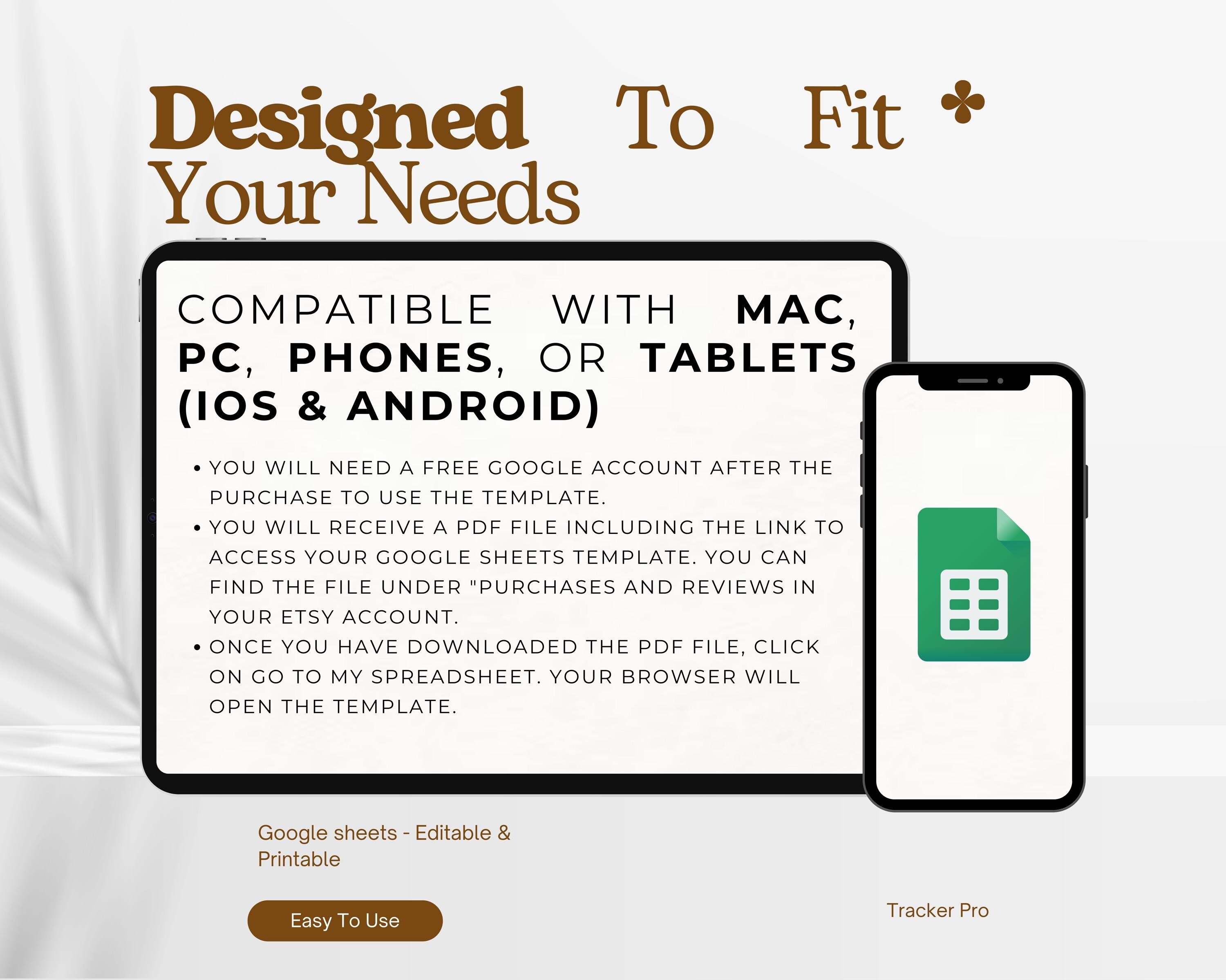 Contact List Template, Excel Spreadsheet, Google Sheets, Contact ...