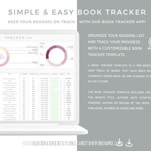 Reading Tracker, Ultimate Book Tracker Template, Track Your Reading ...