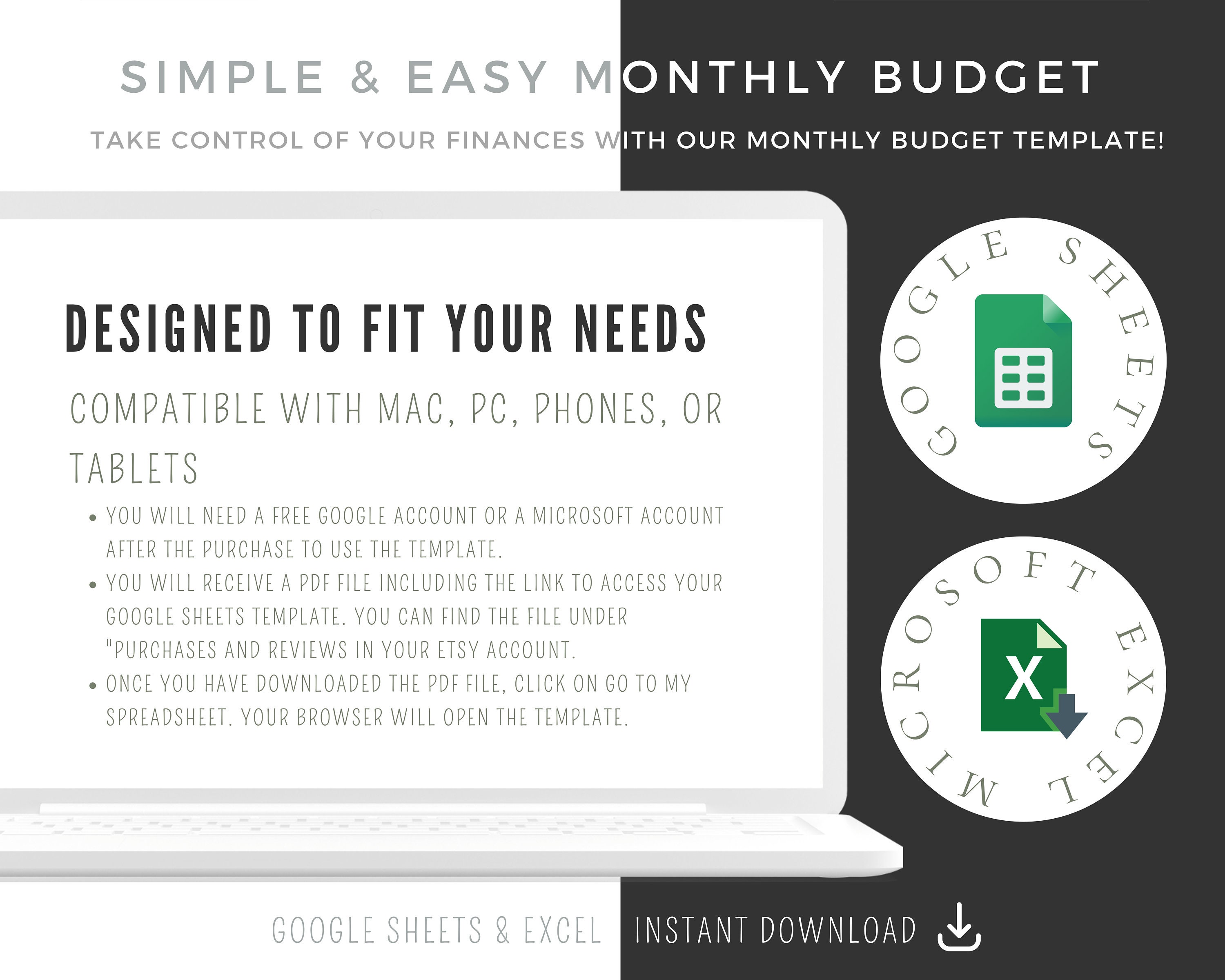 Monthly Budget Spreadsheet Pastel Google Sheets Budget Template ...