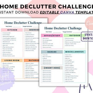 Ultimate Cleaning Schedule Bundle Editable,cleaning Planner Bundle ...